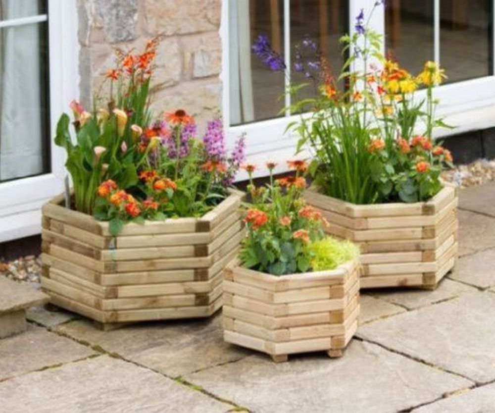 Marford hex planter Medium – Almondsbury Garden Centre