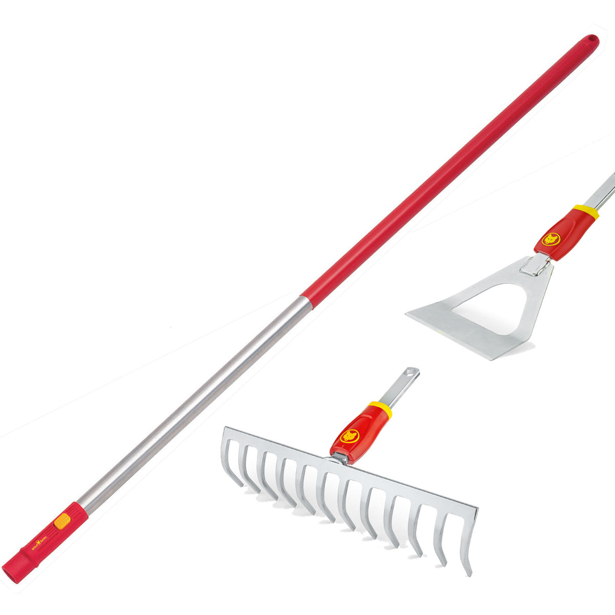METAL HANDLE-HOE & RAKE SET – Almondsbury Garden Centre